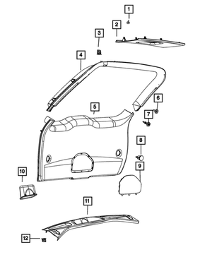 2011-2021 Mopar Lift-Gate Pull Cup 1UA33DX9AA | My Mopar Parts