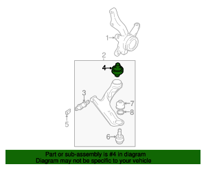 2001-2006 Hyundai Santa Fe Bushings 54555-26000 | OEM Parts Online