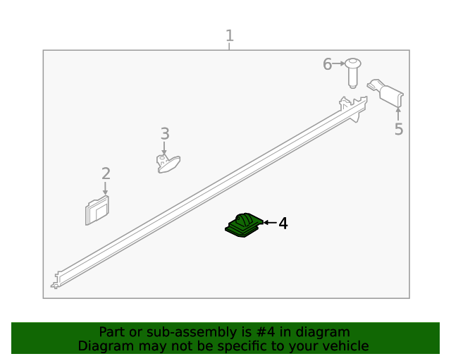 87758-G2000 - Rocker Molding Clip 2020-2024 Kia | Kia.Parts Store