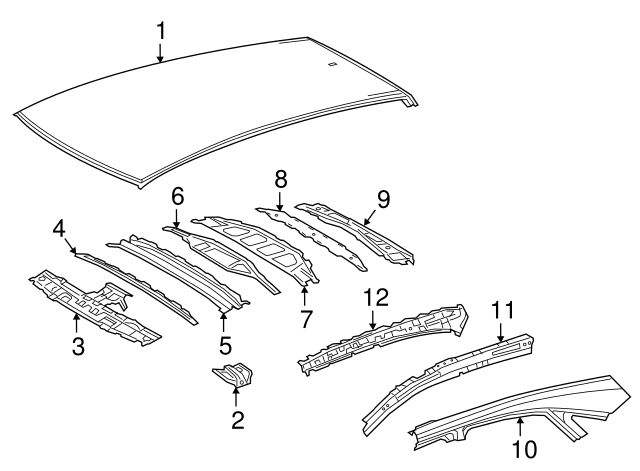 63102-78900 - Header 2015-2021 Lexus | AutoNation Parts