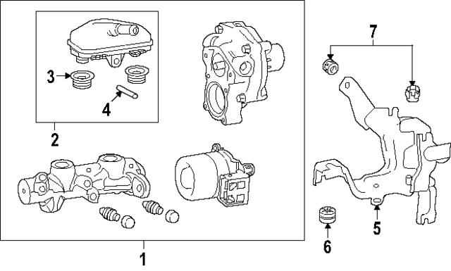 57306-30B-A00 - Master Cylinder Assembly 2023-2024 Honda Accord | Honda ...