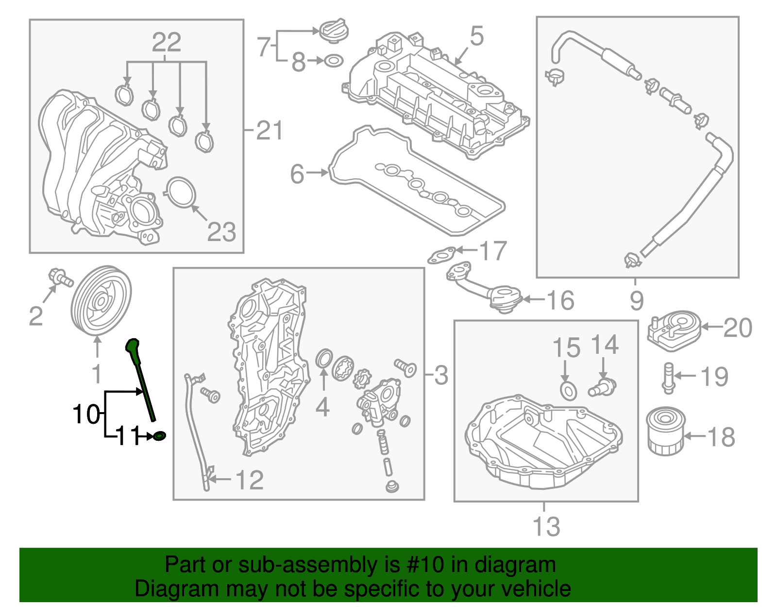 26611-03HA0 - Engine Oil Dipstick 2017-2025 Hyundai | AutoNation Parts
