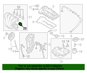 2017-2024 Hyundai Intake Manifold Gasket 28411-04510 | OEM Parts Online