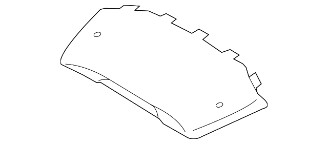 2010-2013 Volvo XC60 Hood Insulation Pad 31294504 | TascaParts.com