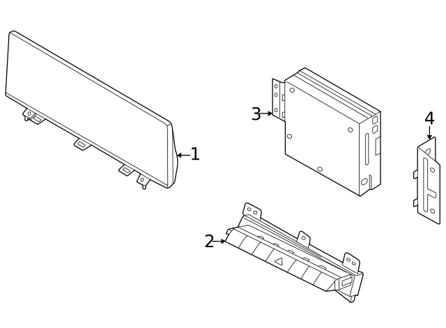96525-AR000-4X - GPS Navigation System 2022-2024 Genesis | AutoNation Parts