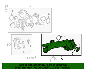 Thermostat Unit - Part #274-200-31-00 | Mercedes Parts Center