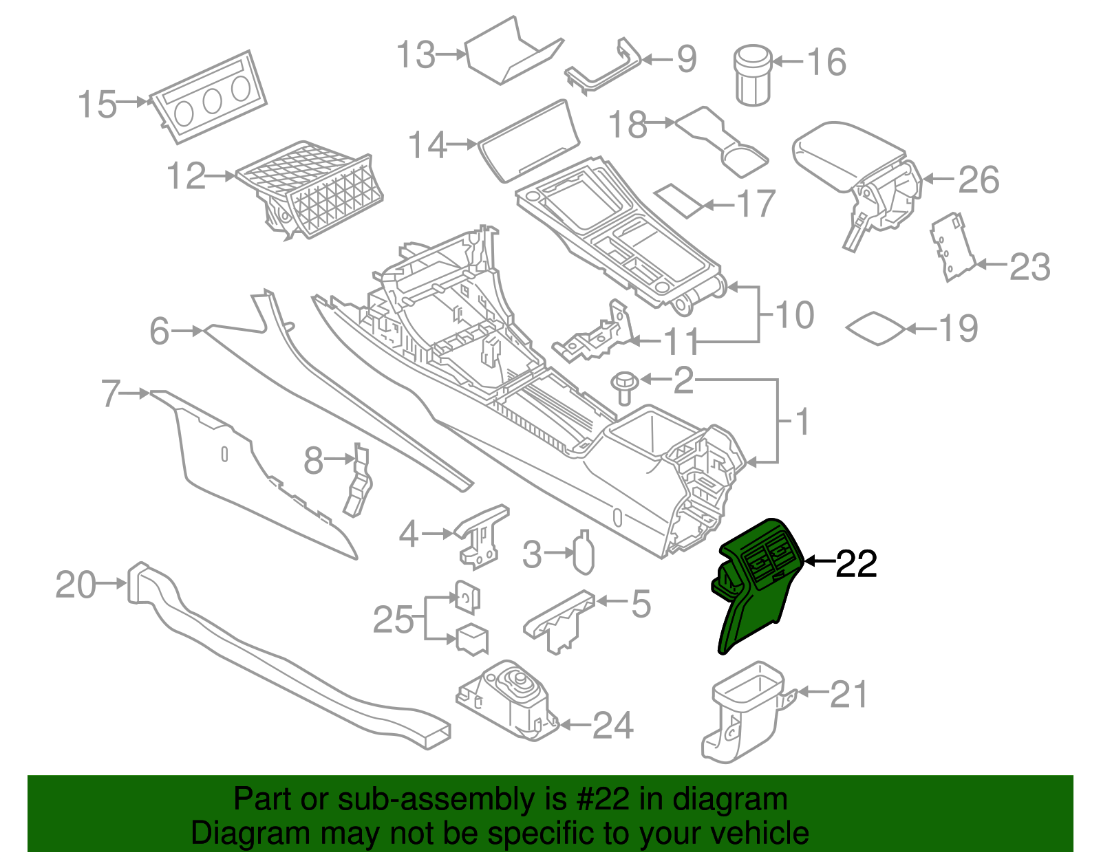 2015-2019 Volkswagen e-Golf Rear Trim 5GE-864-298-B-82V | OEM VW Parts Haus