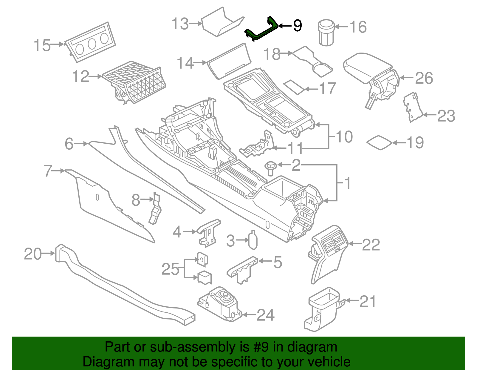 2015-2019 Volkswagen Front Trim 5G1-864-148-1QB | Retail Performance ...