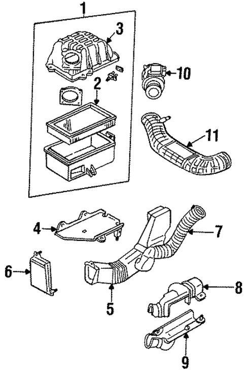 Air Inlet for 1994 Mazda B4000 | Mazda-Parts