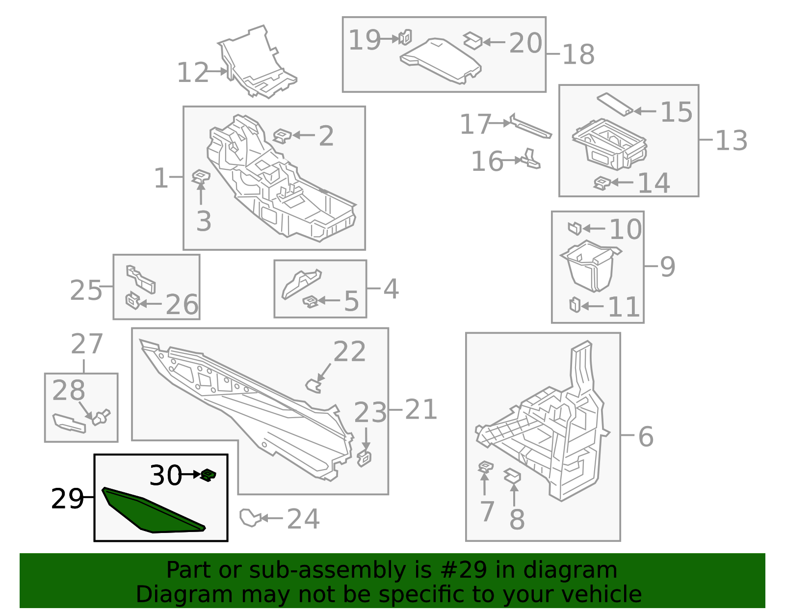 2019-2025 Audi Trim 4KE-863-305-A-RNY | Retail Performance Auto Parts