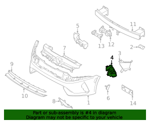 86542-L3000 - Molding 2021-2024 Kia K5 | Kia.Parts Store