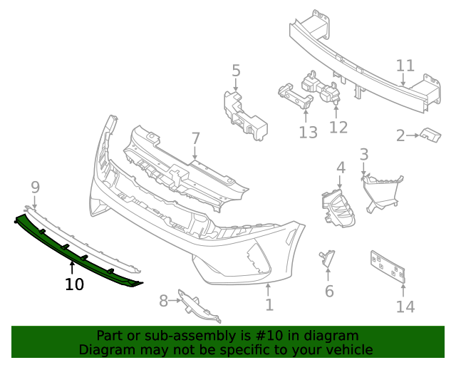 86591-L3000 - Protector 2021-2022 Kia K5 | Kia.Parts Store