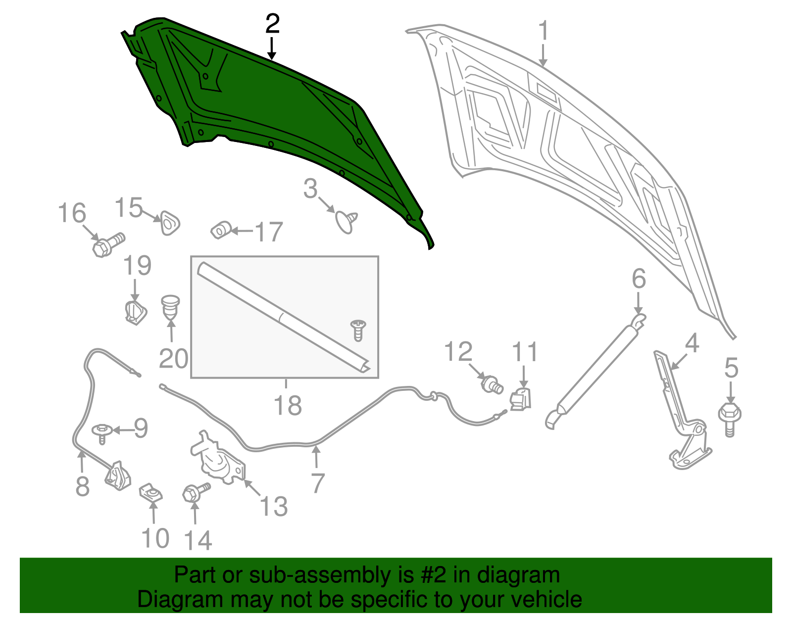 AL3Z-16738-A - Insulation - 2010-2014 Ford F-150 | Eastgate Ford Parts