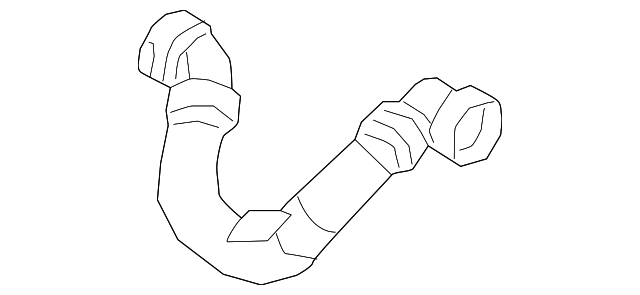 2018-2024 Jaguar Upper Hose T2H20157 | Express Jaguar Parts