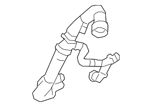 2018-2024 Jaguar Radiator Coolant Hose T2H34498 | JaguarParts.com