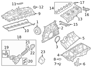 2016-2024 BMW Oil Pan 11-13-8-580-128 | AutoNationParts.com