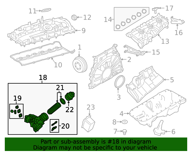 Genuine BMW 11-42-8-488-578 | Oil Filter Housing | FREE Shipping on ...