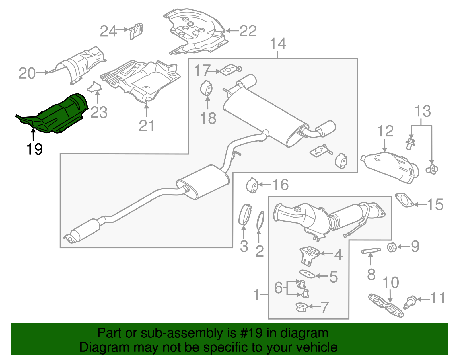 CV6Z-11130-A - High-Quality Heat Shield for 2013-2019 Ford | AutoNation ...
