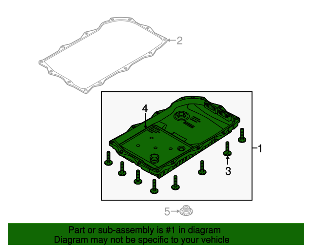 68261170AA - Trans Pan - 2015-2021 Mopar | Mopar Parts Canada