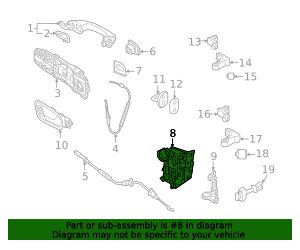 2022-2024 Volkswagen Lock Actuator 2GJ-837-016-A | Retail Performance ...