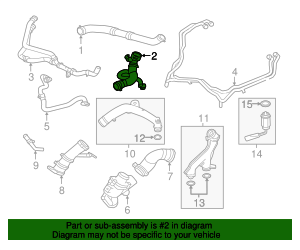 2010-2023 Jaguar Lower Hose C2P24286 | JaguarParts.com
