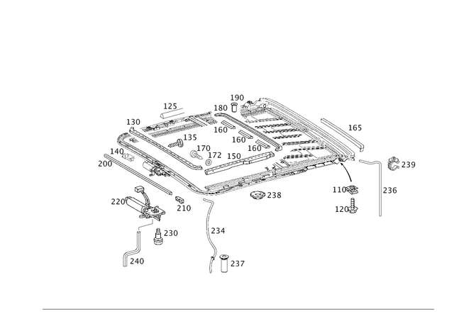 1960-2009 Mercedes-Benz Electric Motor 203-820-32-42 | MB Online Parts