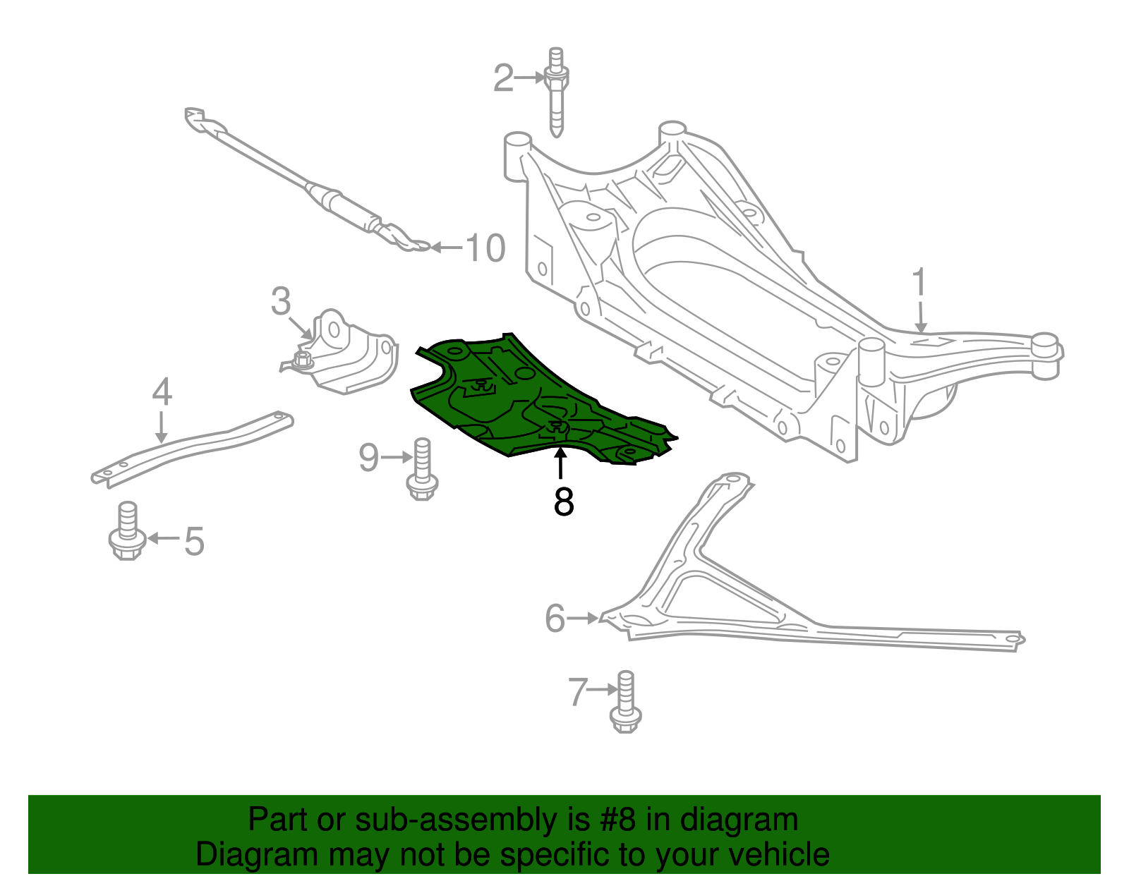 51219-30051 - Powertrain Skid Plate 2013-2024 Lexus | AutoNation Parts
