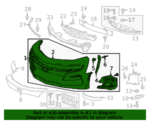 2019-2021 Chevrolet Camaro Cover Assembly 84334389 | GM Parts Center