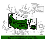 84618143 - Front Bumper Cover 2019-2024 Chevrolet Camaro | Chevrolet ...