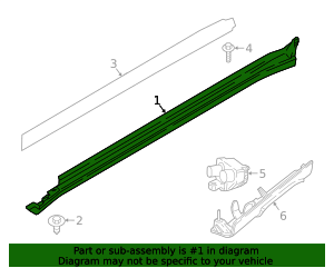51779478332 - 2019-2022 BMW X7 Rocker Molding (51-77-9-478-332) | BMW ...