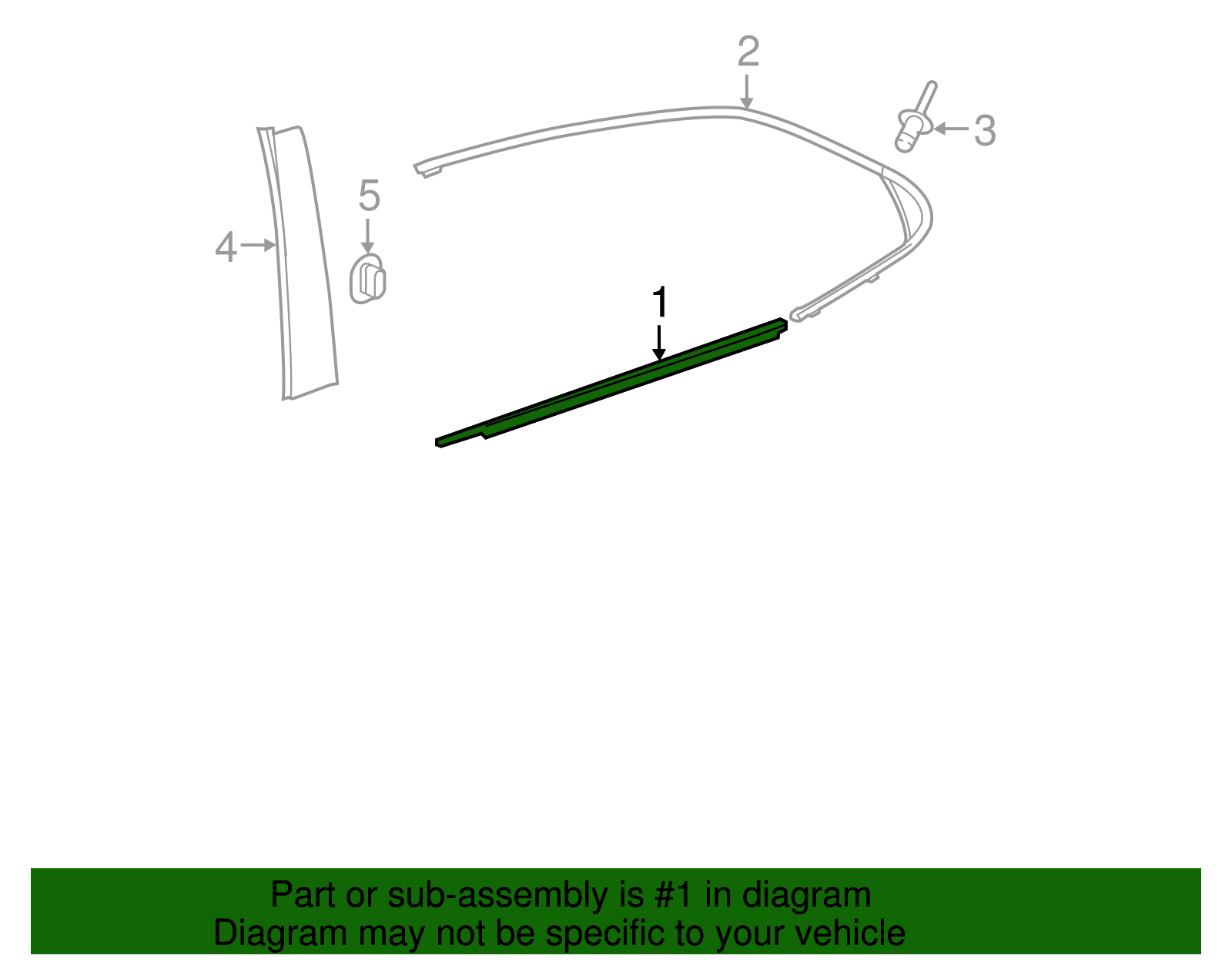 75720-06291 - High-Quality Door Belt Molding for 2018-2024 Toyota Camry ...