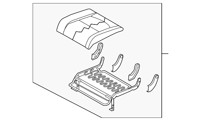 C345-88-310-34 - Cushion Assembly 2008-2010 Mazda 5 | Florida Mazda Parts
