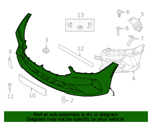 Genuine BMW 51-11-7-946-649 | Bumper Cover | FREE Shipping on Most ...