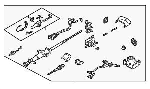 1996-1997 GM Steering Column 26061557 | GMPartsDirect.com