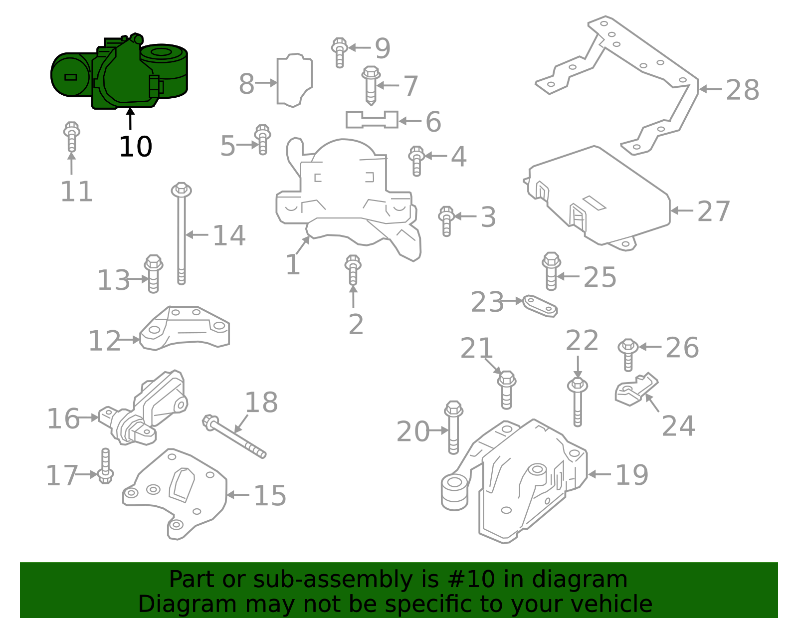 11350-5NA0A - Torque Rod 2019-2020 Infiniti QX50 | AutoNation Parts