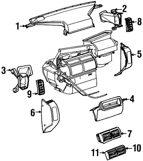 Ducts for 1999 Saturn SC2 | GM Parts Center