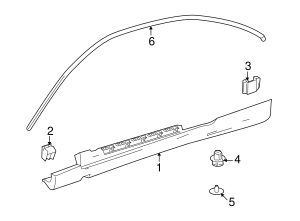 207-698-14-54-9999 - Rocker Panel Guard 2010-2017 Mercedes-Benz ...