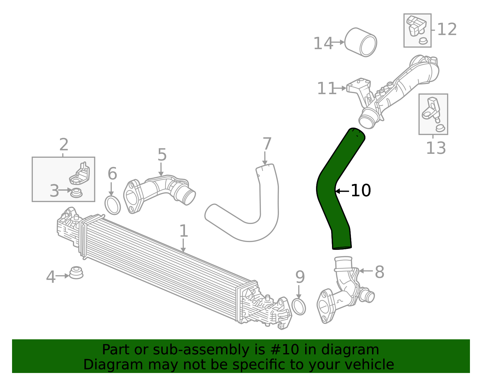 17292-64A-A01 - 2022-2025 Honda - Outlet Hose | Genuine Honda Parts