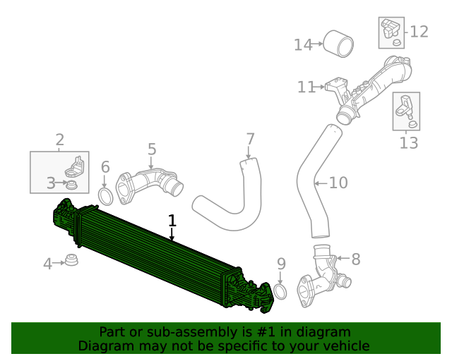19710-64A-A01 - Intercooler 2022-2024 Honda | AutoNation Parts