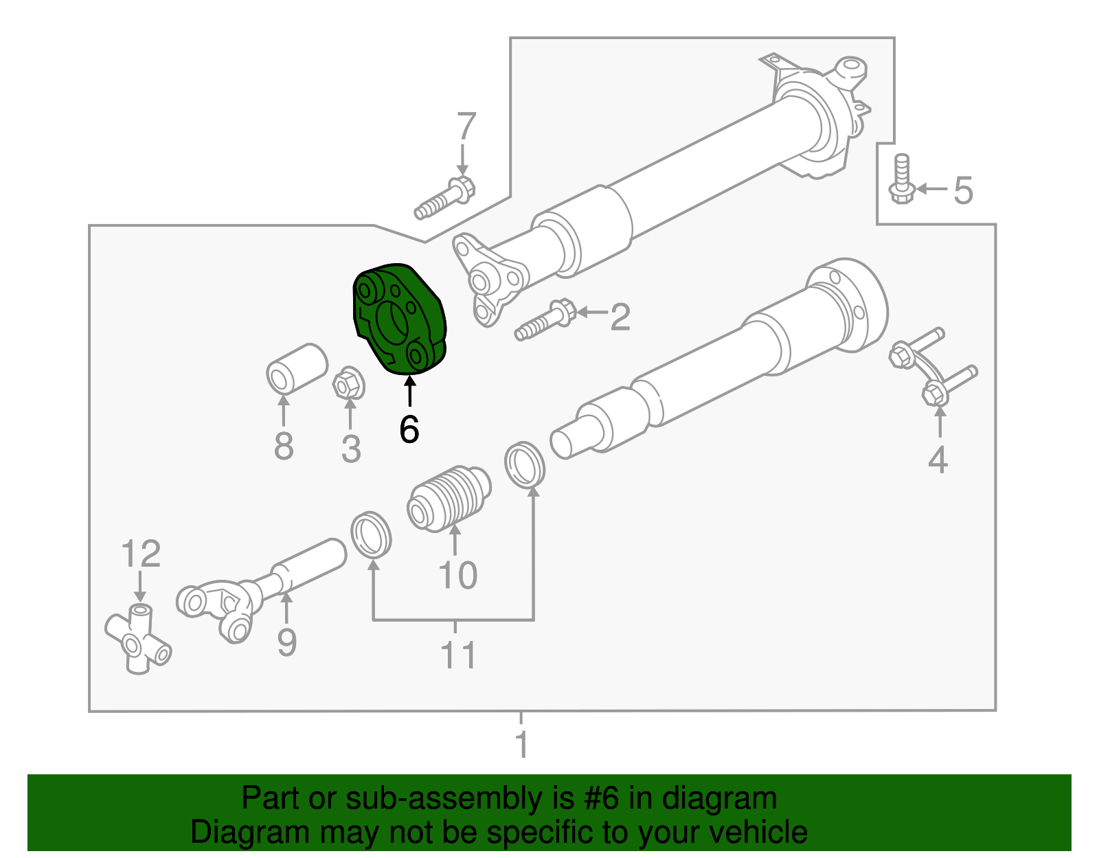 2018-2024 Ford Mustang Flex Coupling JR3Z-4782-B | Varsity Ford