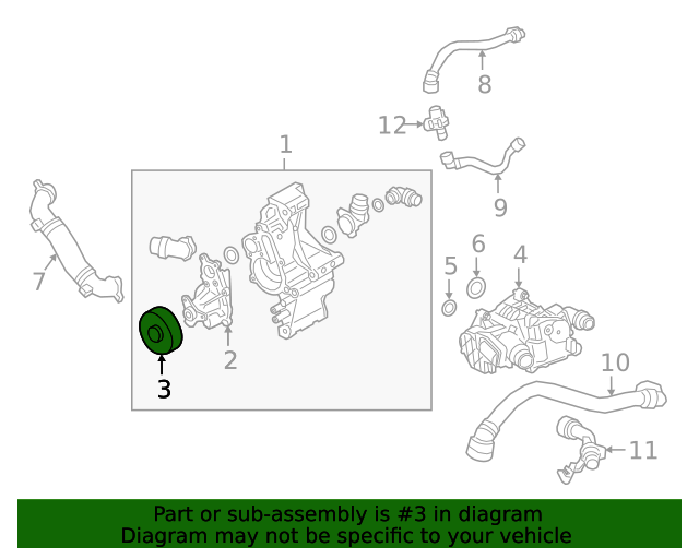 Genuine BMW 11-51-8-591-892 | Pulley | FREE Shipping on Most Orders ...
