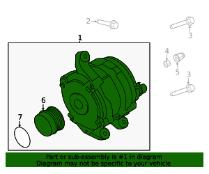 LX6Z-10346-F - Alternator 2020-2023 Ford | Ford Parts Direct