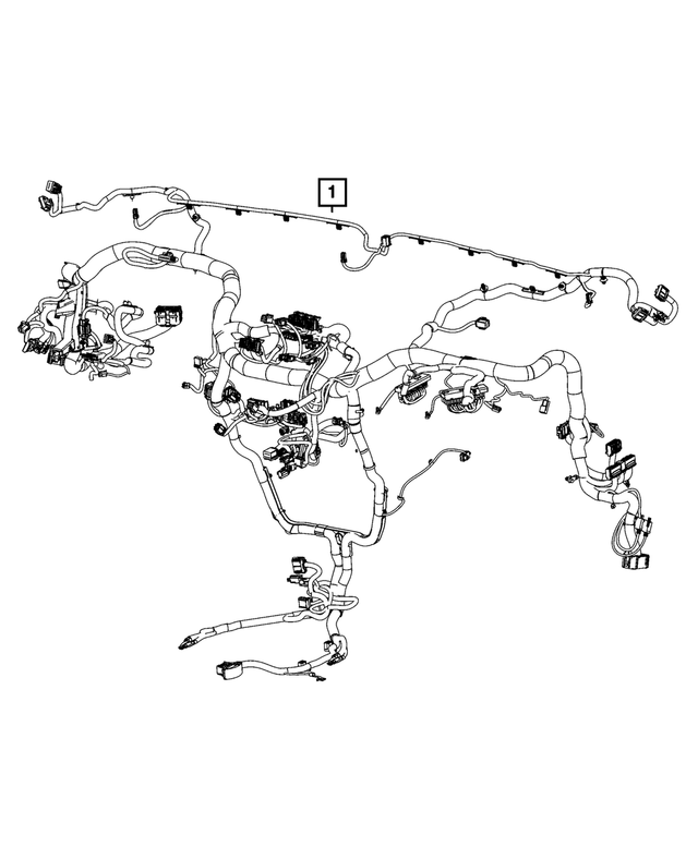 2024 Chrysler Instrument Panel Wiring 68639334AB | Mopar eStore