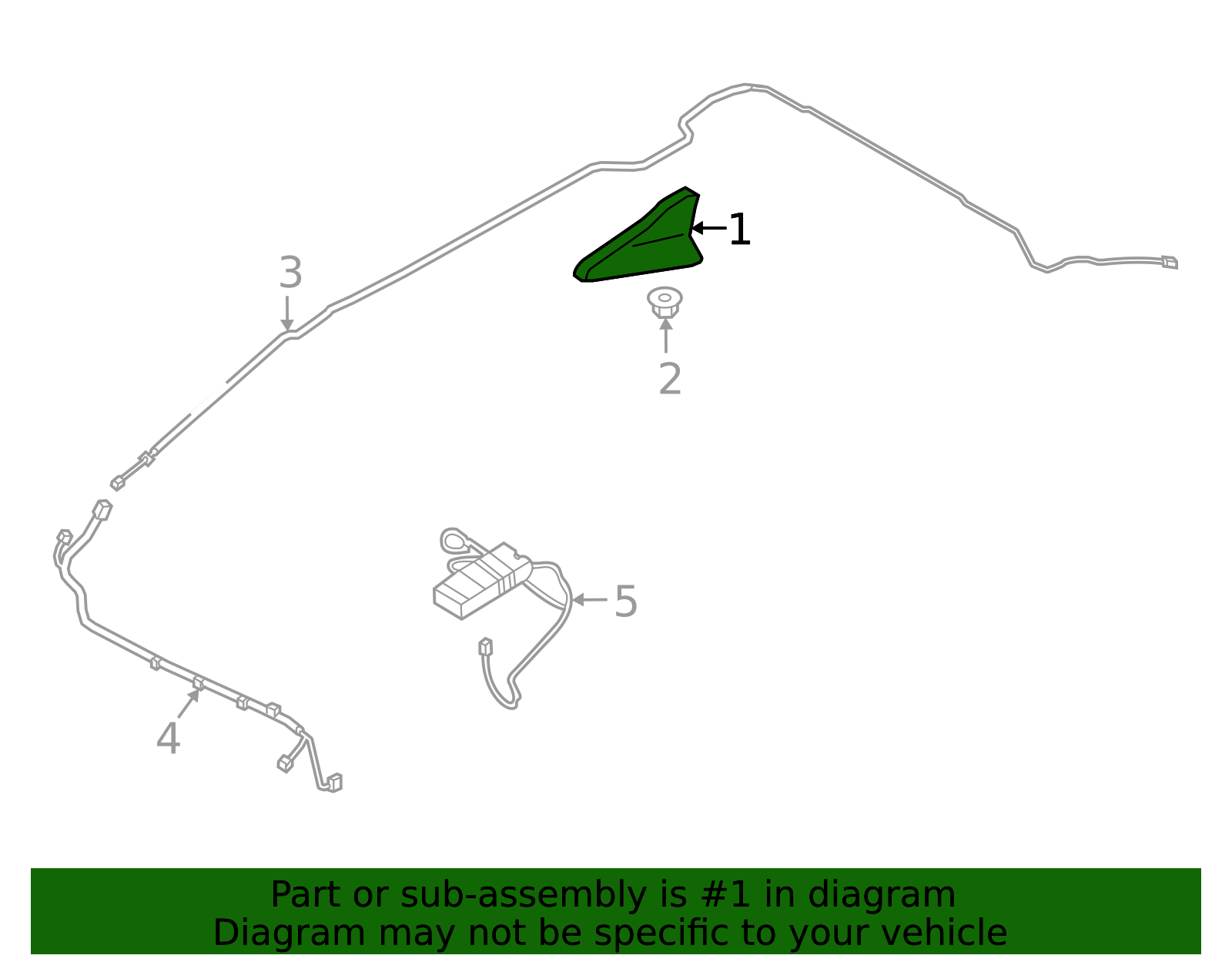 96210-AR050-UYH - High-Quality Radio Antenna Mast for 2022-2025 Genesis ...