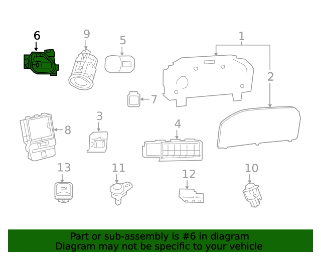2019-2024 Ram Switch 68368381AF | Mopar Parts Canada