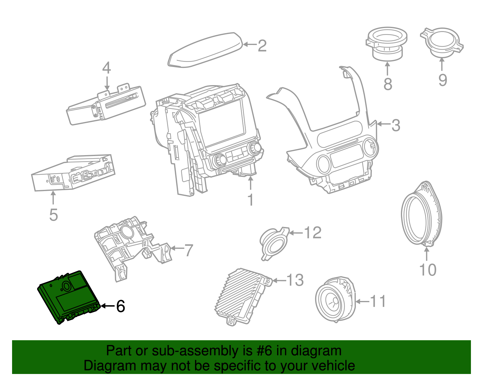 2016-2019 GM Control Module 84296480 | Chevy OEM Parts