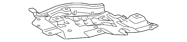 51408-60030 - Front Shield - 2008-2011 2013-2020 Toyota Land Cruiser ...