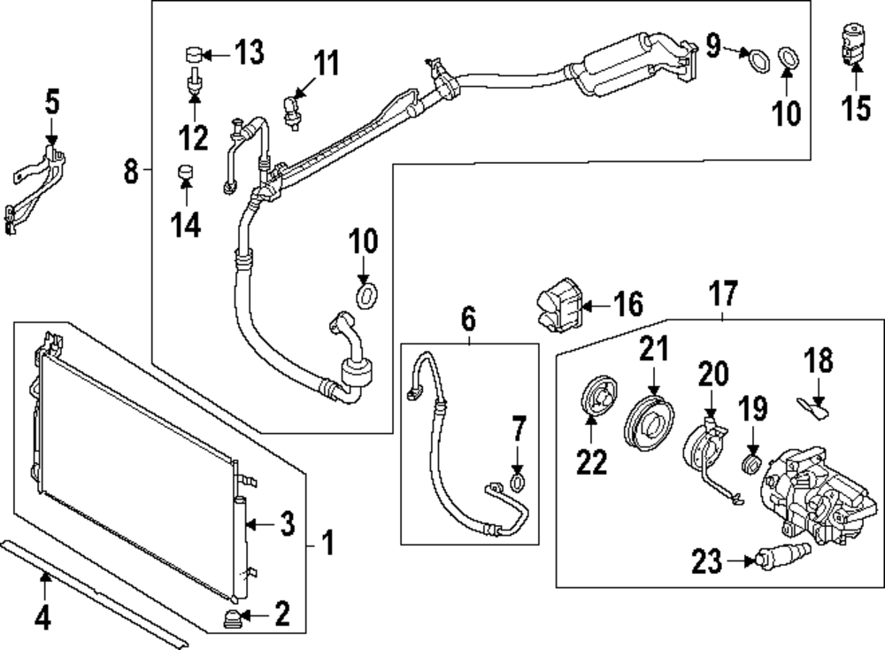 2022-2024 Hyundai Tucson A/C Condenser 97606-N9610 | OEM Parts Online