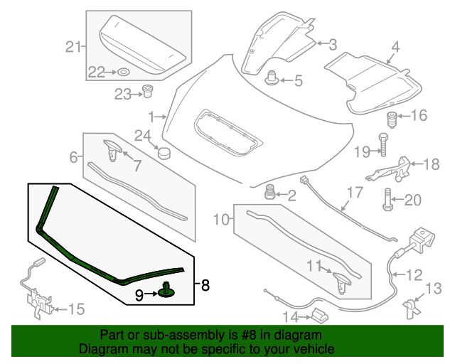 2010-2013 Mazda 3 Front Weather-Strip BBN6-56-770A | OEM Parts Online