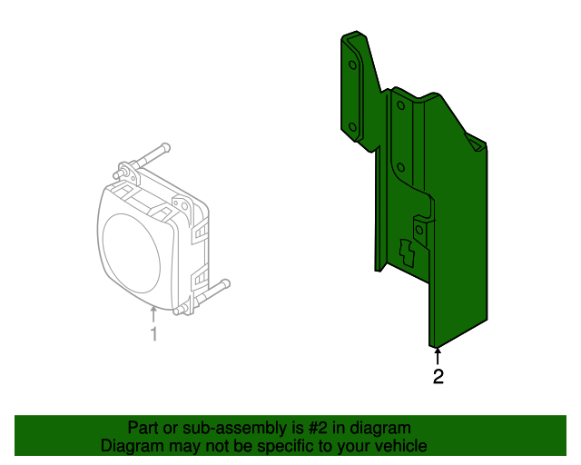Genuine BMW 66-31-6-777-307 | Mount Bracket | FREE Shipping on Most ...
